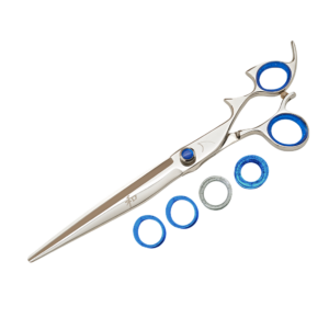 Silver Line Straight Blade | Shark Fin Shears | Grooming Shear