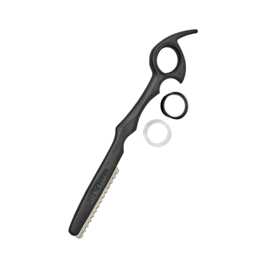 Poly Razor with Feather Blade | by shark fin shears