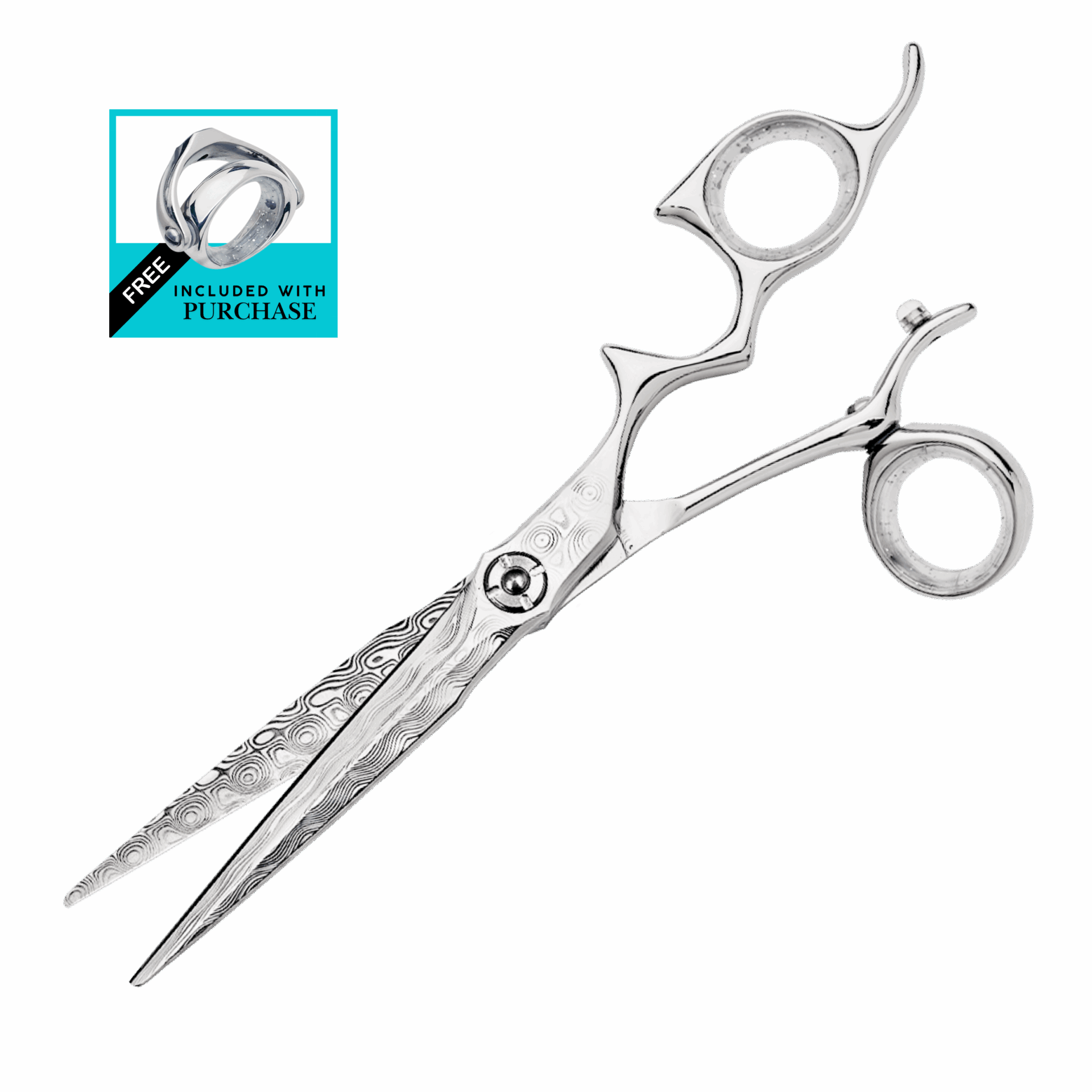 Damascus | Shark Fin Shears | Hairstylists/Barbers