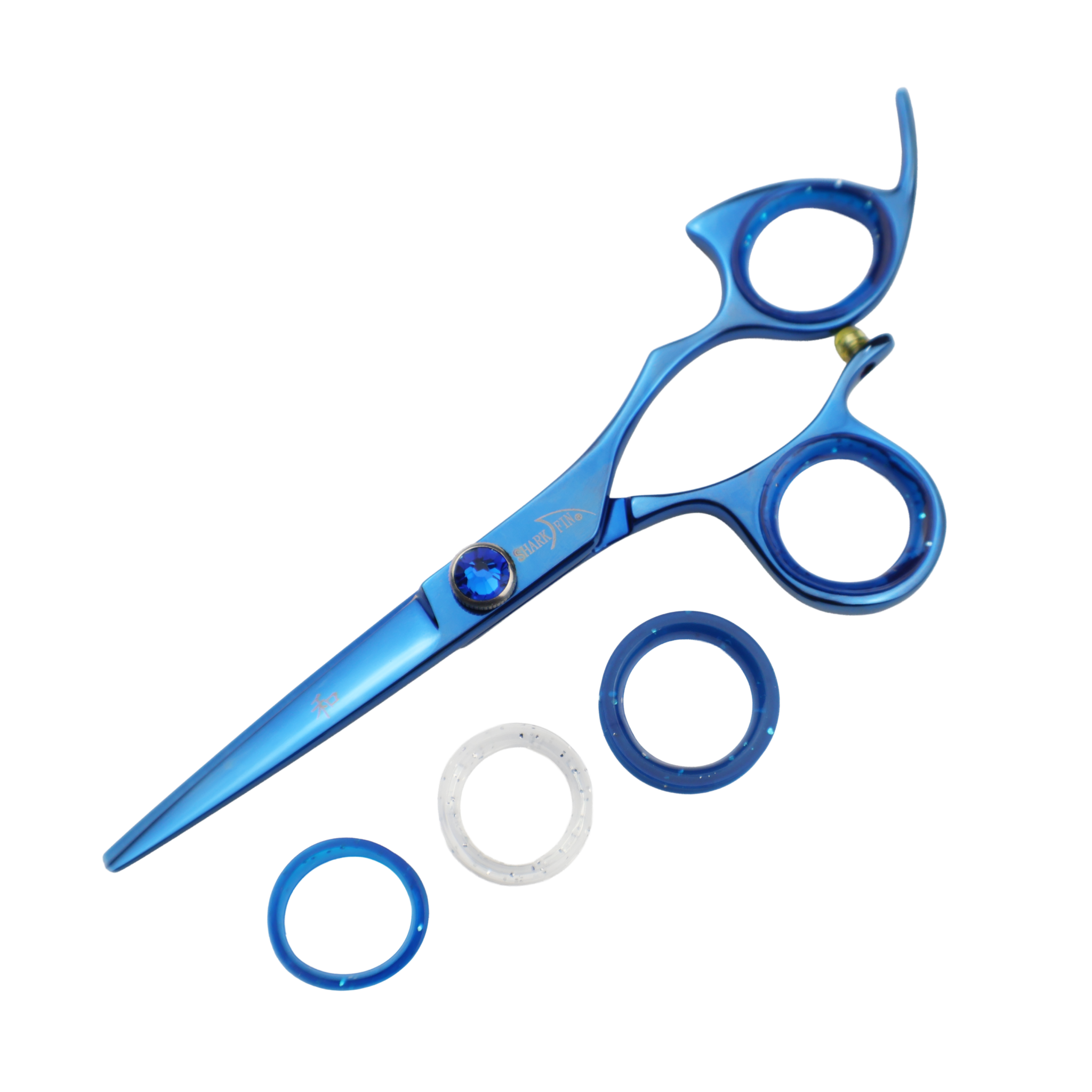 Right Hand Professional Plus Non-Swivel Blue 5.5 | Shark Fin Shears