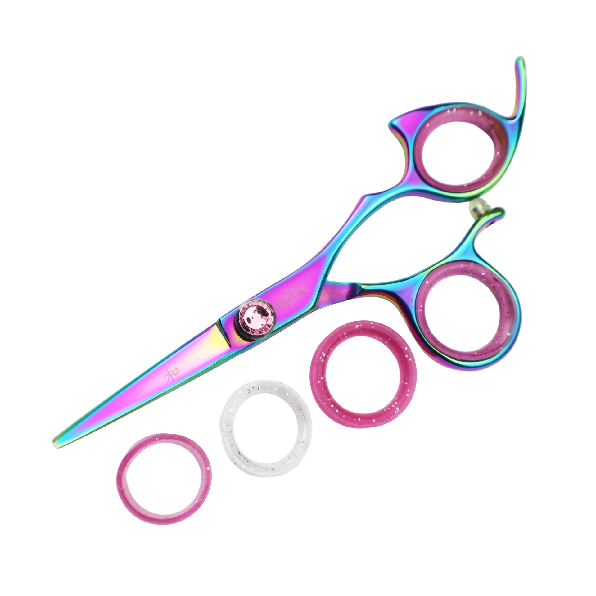 Right Hand Professional Plus Non-Swivel Rainbow 5.0 | Shark Fin Shears
