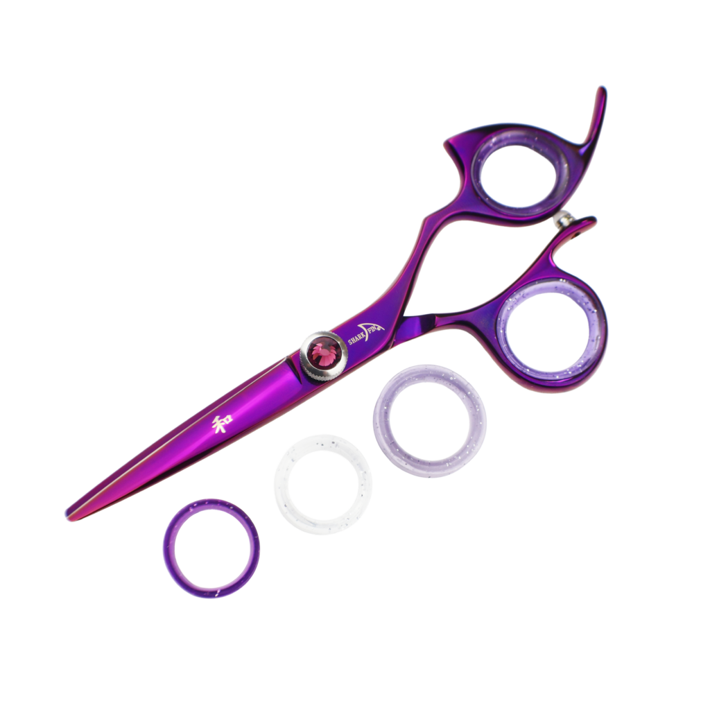 Right Hand Professional Plus Non-Swivel Purple 5.5 | Shark Fin Shears