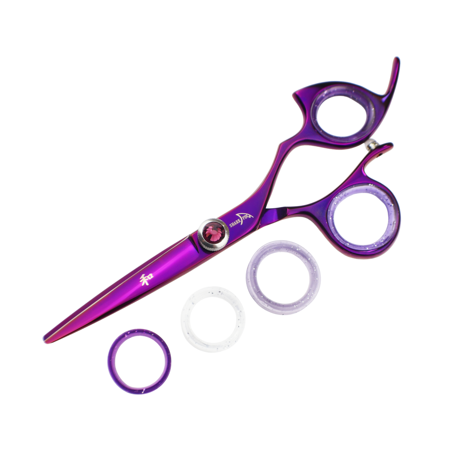 Right Hand Professional Plus Non-Swivel Purple 5.5 | Shark Fin Shears